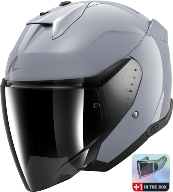 Мотошлем Shark Skwal i3 Jet Dark Shadow Gun Silver купить по низкой ...